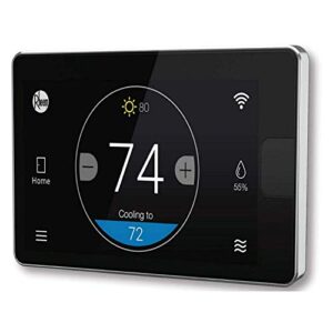 rheem retst700sys econet smart thermostat, black