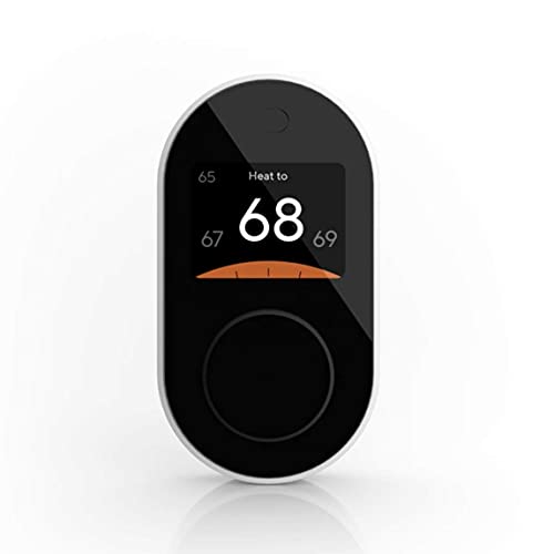 WYZE Smart WiFi Thermostat for Home with App Control Compatible with Alexa and Google Assistant, Black (Renewed)