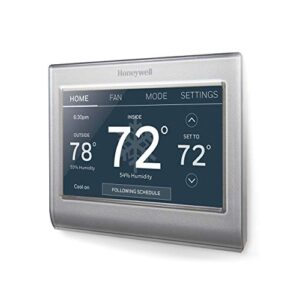 honeywell home rth9585wf1004 wi-fi smart color thermostat, 7 day programmable, touch screen, energy star, alexa ready (renewed)