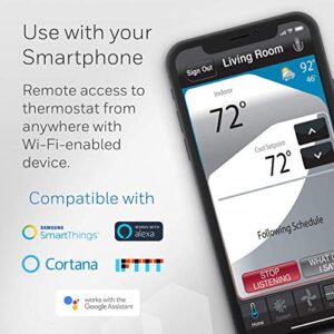 Honeywell Home RTH9585WF1004 Wi-Fi Smart Color Thermostat, 7 Day Programmable, Touch Screen, Energy Star, Alexa Ready (Renewed)