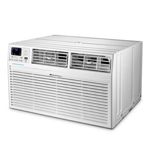 Emerson Quiet Kool 8,000 BTU 115V Smart Through-The-Wall Air Conditioner with Remote, Wi-Fi, and Voice Control | Energy Star | Cools Rooms up to 350 Sq.Ft. | 24H Timer | EATC08RSE1T, 8000 WiFi, White