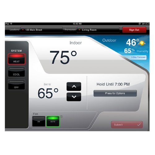 Honeywell RET97E5D1005/U Wi-Fi Programmable Thermostat