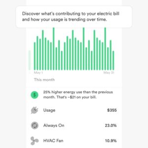 Sense Energy Monitor - Track Electricity Usage in Real Time and Save Money - Meets Rigourous ETL/Intertek Safety Standards