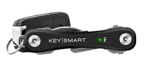 KeySmart Pro- Compact Smart Trackable Key Holder w LED Flashlight & Tile Bluetooth Key Finder Technology, EDC Key Organizer, Other Mini Tools & Accessories for Men, Husband & Dad