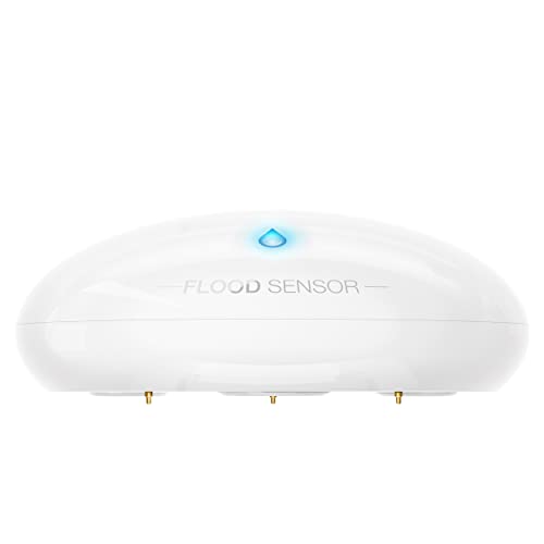 Fibaro FGBHFS-101 Flood, Water & Temperature Sensor Homekit enabled water leakage detector, white