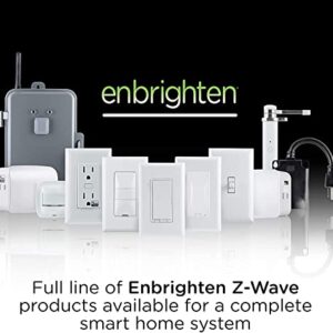 Enbrighten Z-Wave Plus 40-Amp Indoor/Outdoor Metal Box Smart Switch, Direct Wire, 120-277VAC, for Pools, Pumps, Patio Lights, AC Units, Electric Water Heaters, 14285, Gray