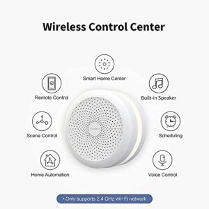 Aqara Smart Hub M1S Plus Aqara Temperature and Humidity Sensor, Door and Window Sensor and Water Leak Sensor, Zigbee Connection, For Remote Monitoring and Smart Home Automation