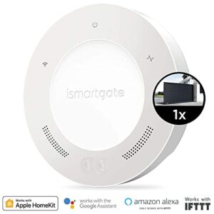 ismartgate LITE Smart Gate Opener Remote, APP Control, Compatible with Apple Homekit, Amazon Alexa, Google Assistant and IFTTT. Compatible with All Gates. Wireless sensor included.