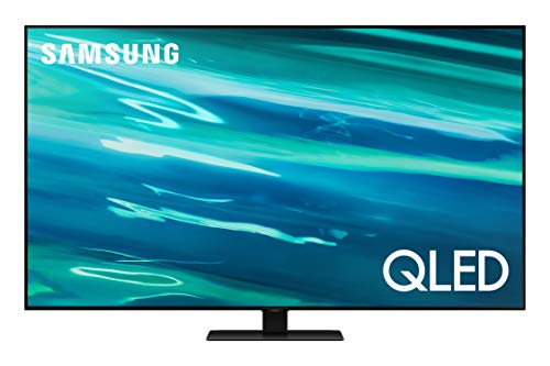 SAMSUNG 65-Inch Class QLED Q80A Series - 4K UHD Direct Full Array Quantum HDR 12x Smart TV with Alexa Built-in and 6 Speaker Object Tracking Sound - 60W, 2.2.2CH (QN65Q80AAFXZA, 2021 Model)