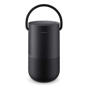 bose portable smart speaker — wireless bluetooth speaker with alexa voice control built-in, black