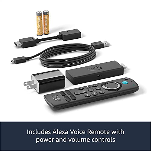 Fire TV Stick 4K Max streaming device, Wi-Fi 6, Alexa Voice Remote (includes TV controls)