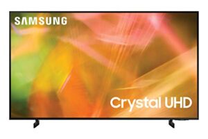 samsung 85-inch class crystal 4k uhd au8000 series hdr, 3 hdmi ports, motion xcelerator, tap view, pc on tv, q symphony, smart tv with alexa built-in (un85au8000fxza, 2021 model)