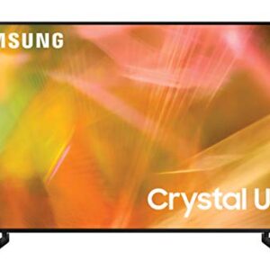 SAMSUNG 43-Inch Class Crystal 4K UHD AU8000 Series HDR, 3 HDMI Ports, Motion Xcelerator, Tap View, PC on TV, Q Symphony, Smart TV with Alexa Built-In (UN43AU8000FXZA, 2021 Model)