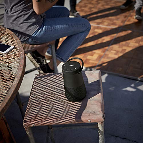 Bose SoundLink Revolve+ (Series II) Portable Bluetooth Speaker - Wireless Water-Resistant Speaker with Long-Lasting Battery and Handle, Black