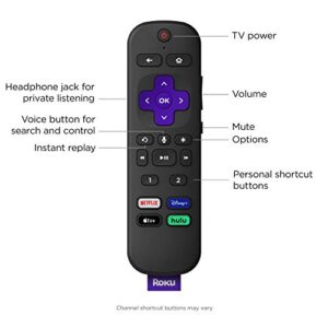 Roku Ultra | Streaming Device HD/4K/HDR/Dolby Vision with Dolby Atmos, Bluetooth Streaming, and Roku Voice Remote with Headphone Jack and Personal Shortcuts, includes Premium HDMI® Cable