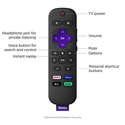 Roku Ultra | Streaming Device HD/4K/HDR/Dolby Vision with Dolby Atmos, Bluetooth Streaming, and Roku Voice Remote with Headphone Jack and Personal Shortcuts, includes Premium HDMI® Cable