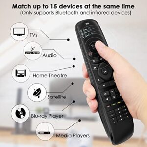 Sofabaton U1 Universal Remote Control, All in One Remote with Smart APP, OLED Display and Macro Button, Control up to 15 Entertainment Devices, Works with TV/DVD/Blu-ray/Player/Projector