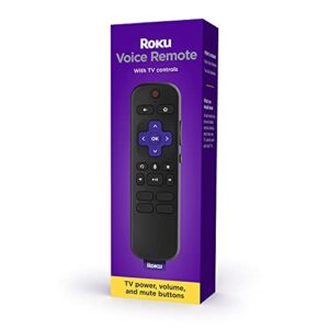 roku voice remote (official) for roku players, roku tvs and roku audio