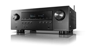 denon avr-s960h 8k ultra hd 7.2 channel (90watt x 7) av receiver 2020 model – built for gaming, music streaming, 3d audio & video, alexa + heos, black (discontinued by manufacturer)