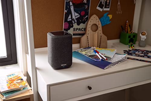 Denon Home 150 Wireless Speaker | HEOS, Alexa Built-in, AirPlay 2, and Bluetooth | Compact Design | Black