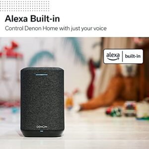 Denon Home 150 Wireless Speaker | HEOS, Alexa Built-in, AirPlay 2, and Bluetooth | Compact Design | Black