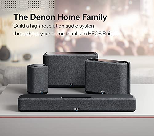 Denon Home 150 Wireless Speaker | HEOS, Alexa Built-in, AirPlay 2, and Bluetooth | Compact Design | Black