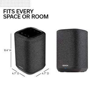 Denon Home 150 Wireless Speaker | HEOS, Alexa Built-in, AirPlay 2, and Bluetooth | Compact Design | Black