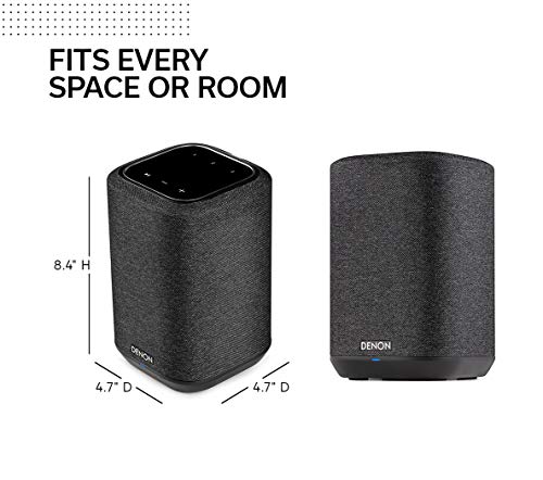 Denon Home 150 Wireless Speaker | HEOS, Alexa Built-in, AirPlay 2, and Bluetooth | Compact Design | Black