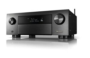 denon avr-x4700h 8k ultra hd 9.2 channel (125 watt x 9) av receiver 2020 model – 3d audio & video with imax enhanced, built for gaming, music streaming, alexa + heos