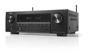 denon avr-s660h 5.2 ch avr – 75 w/ch (2021 model), advanced 8k upscaling, 3d audio – dolby truehd, dts:hd master & more, wireless streaming, built-in heos, alexa