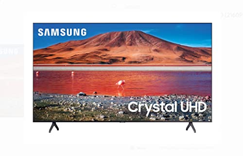 Samsung 43-inch TU-7000 Series Class Smart TV | Crystal UHD - 4K HDR - with Alexa Built-in | UN43TU7000FXZA, 2020 Model (Renewed)