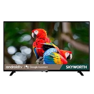 skyworth s3g 32-inch 720p hd led smart android tv with google assistant and chromecast built-in, for outdoor bedroom garage rv