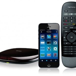 Logitech 915-000194 - Harmony Smart Remote Control with Smartphone App - Black (Renewed)