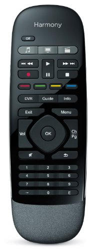 Logitech 915-000194 - Harmony Smart Remote Control with Smartphone App - Black (Renewed)