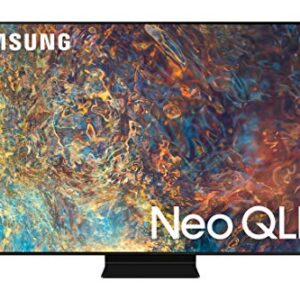 SAMSUNG 85-Inch Class Neo QLED 4K UHD QN90A Series Mini LED Quantum HDR 32x, Object Tracking Sound+, Ultra Viewing Angle, Smart TV with Alexa Built-In (QN85QN90AAFXZA, 2021 Model), Titan Black