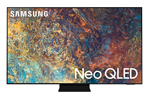 SAMSUNG 85-Inch Class Neo QLED 4K UHD QN90A Series Mini LED Quantum HDR 32x, Object Tracking Sound+, Ultra Viewing Angle, Smart TV with Alexa Built-In (QN85QN90AAFXZA, 2021 Model), Titan Black