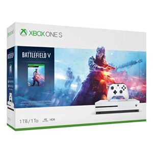 xbox one s 1tb console – battlefield v bundle (renewed)