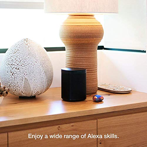 Sonos One (Gen 2) Two Room Set Voice Controlled Smart Speaker with Amazon Alexa Built in (2-Pack Black)