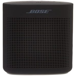 bose soundlink color ii: portable bluetooth, wireless speaker with microphone- soft black