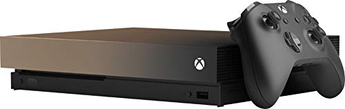 Xbox One X 1TB Console – Gold Rush Special Edition Battlefield V Bundle