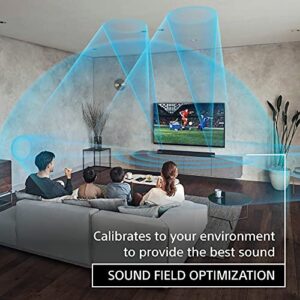 Sony HT-A7000 7.1.2ch 500W Dolby Atmos Sound Bar Surround Sound Home Theater with DTS:X and 360 Spatial Sound Mapping, works with Alexa and Google Assistant