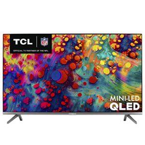 tcl 65-inch 6-series 4k uhd dolby vision hdr qled roku smart tv – 65r635, 2021 model