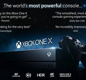 Microsoft Xbox One X 1Tb Console With Wireless Controller: Enhanced, Hdr, Native 4K, Ultra Hd (Discontinued)