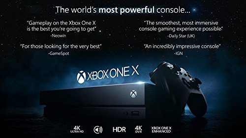 Microsoft Xbox One X 1Tb Console With Wireless Controller: Enhanced, Hdr, Native 4K, Ultra Hd (Discontinued)