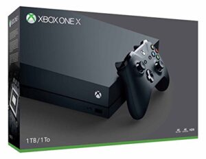 microsoft xbox one x 1tb console with wireless controller: enhanced, hdr, native 4k, ultra hd (discontinued)