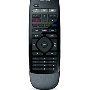 Logitech Harmony Smart Control with Smartphone App and Simple All in One Remote - Black