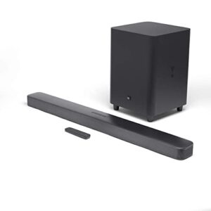 jbl jbl2gbar51imblkam bar 5.1 soundbar with built-in virtual surround, 4k and 10″ wireless subwoofer (renewed)