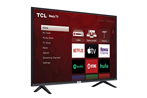 TCL 43S435 43 inch LED 4-Series Roku Smart 4K UHD TV (Renewed)