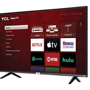 TCL 43S435 43 inch LED 4-Series Roku Smart 4K UHD TV (Renewed)