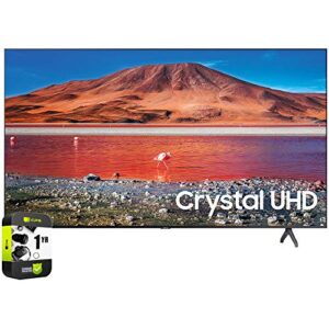 samsung un43tu7000fxza 43 inch 4k ultra hd smart led tv bundle with cps enhanced protection pack